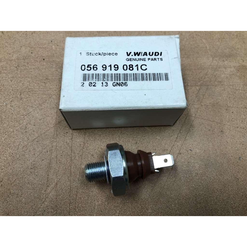 VW 福斯 T4 GOLF JETTA AUDI 機油開關 咖啡色 1Pin 10mm 056919081C | 蝦皮購物