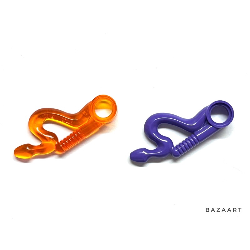 二手樂高 LEGO 蛇 武器 配件 旋風忍者 Mezmo 蛇的崛起 紫色 透明橘 9555 98348 | 蝦皮購物