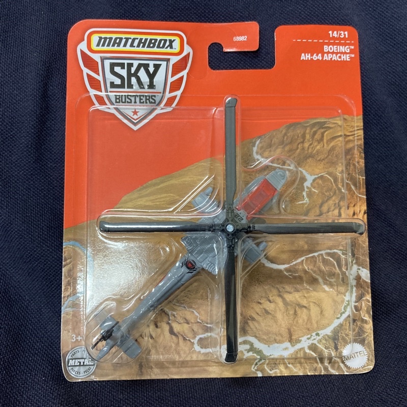matchbox boeing AH-64 apache AH64 阿帕契 戰鬥直升機 火柴盒 波音 | 蝦皮購物