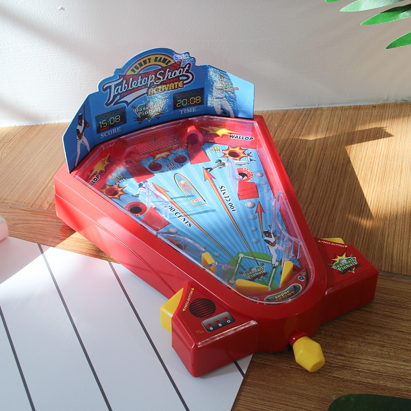 瘋狂復古彈珠台~益智桌遊~親子桌遊 彈珠台 通過BSMI認證:M63551 | 蝦皮購物