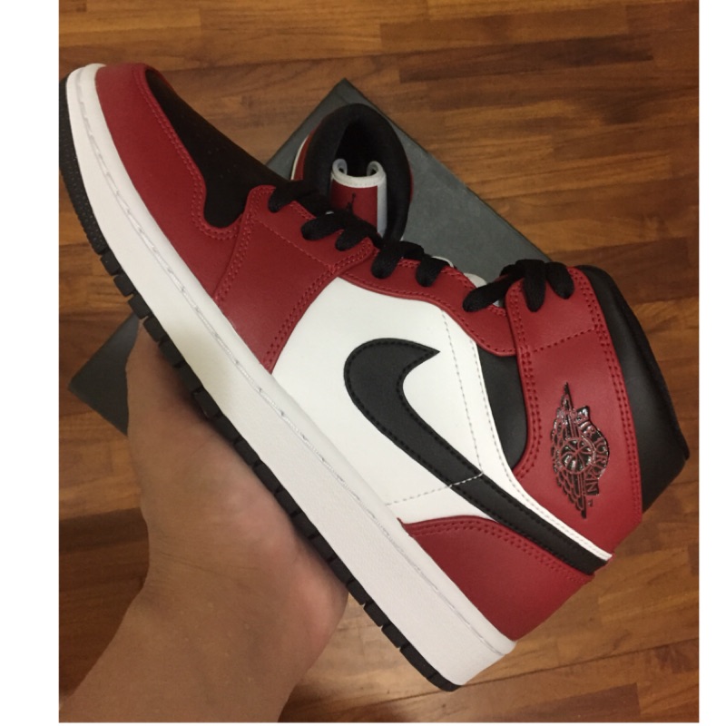 Jordan 1 Mid Chicago GYM RED us8.5 | 蝦皮購物