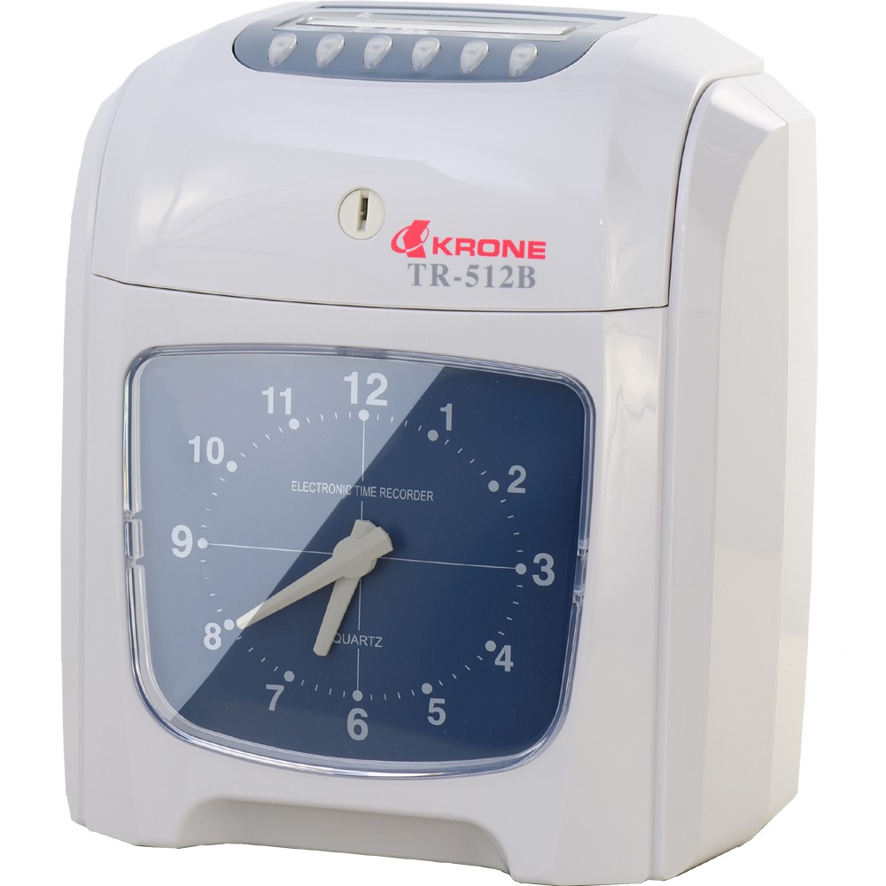 [贈卡架考勤卡] 立光 Krone TR-512B 黑紅雙色 六欄位微電腦打卡鐘 | 蝦皮購物