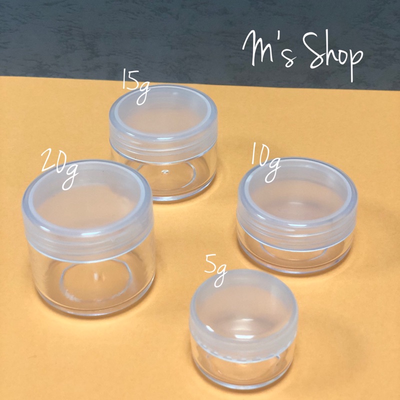 「在台現貨」秒發貨 透明面霜罐5g 10g 15g 20g | 蝦皮購物