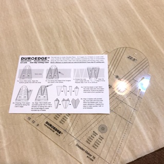 Duroedge-拼布型版切割尺（22.5度梯形） | 蝦皮購物