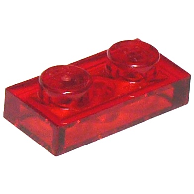 LEGO 樂高 透明紅 薄板 Trans-Red Plate 1x2 3023 4201019 | 蝦皮購物