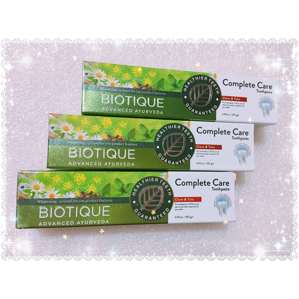 Biotique 阿育吠陀草本全效牙膏 Complete Care Toothpaste 140g 效期:2026/09 | 蝦皮購物