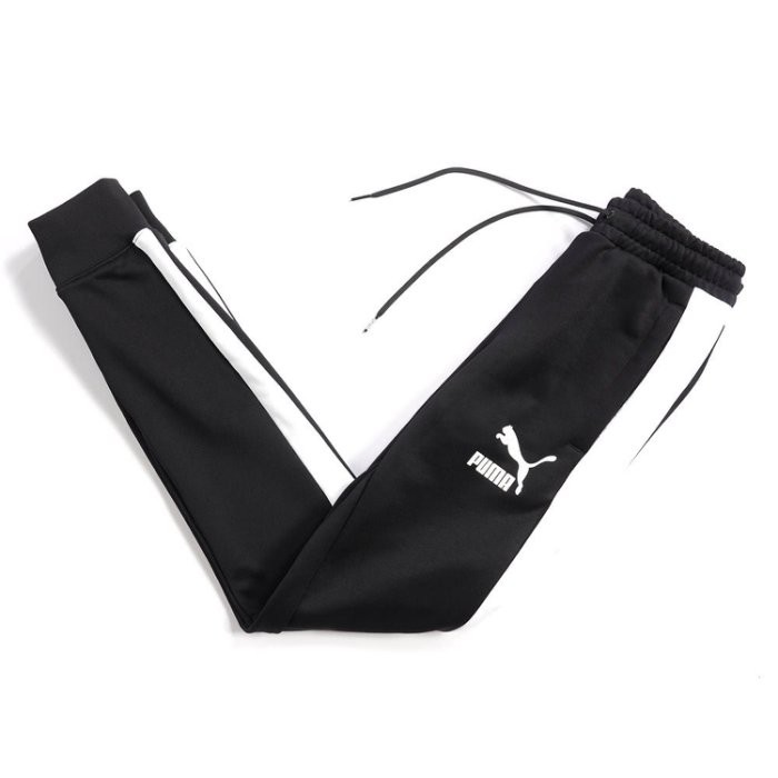 S.G PUMA 流行系列 T7 黑色 小LOGO 運動休閒 男款 立領外套 53009401 長褲 53009801 | 蝦皮購物