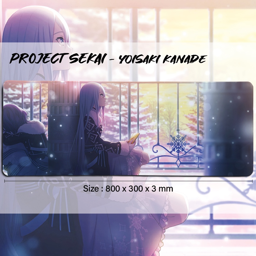 計劃宵崎奏世界project Sekai Yoisaki Kanade 800*300mm 遊戲鼠標墊 | 蝦皮購物