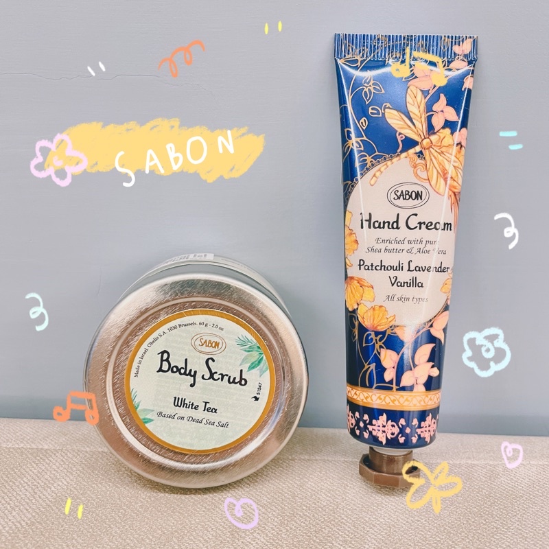 SABON經典護手霜 PLV 25週年限量版 30ml 白茶 身體磨砂膏 60g | 蝦皮購物