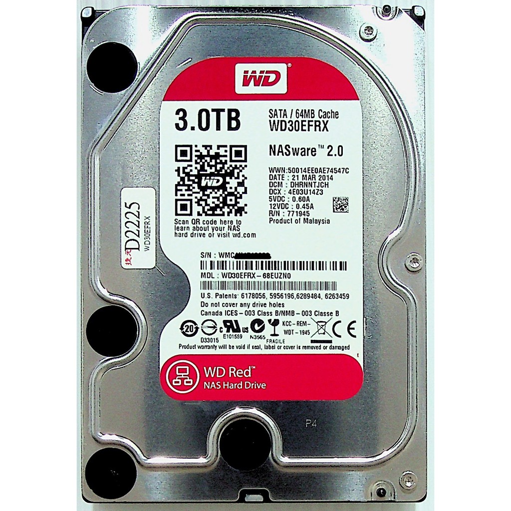 WD 硬碟 紅標 3TB 限powei下標 | 蝦皮購物