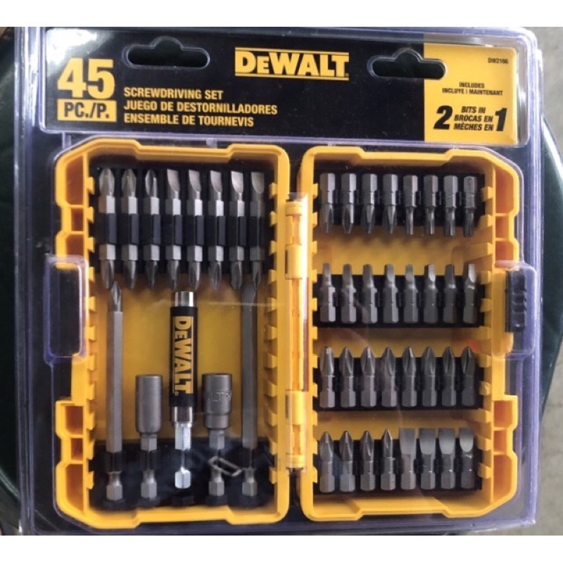 【小強工具】全新 Dewalt 得偉 起子工具套裝組 45P DW2166 DCF887 DCD996 可用 | 蝦皮購物