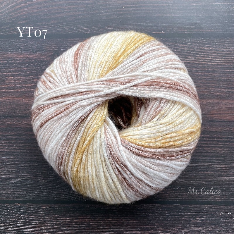 Calico yarn｜十刻雲團 現貨 毛線 織圍巾 編織 毛線編織 手工編織 織衣服 織帽子 段染毛線 diy | 蝦皮購物