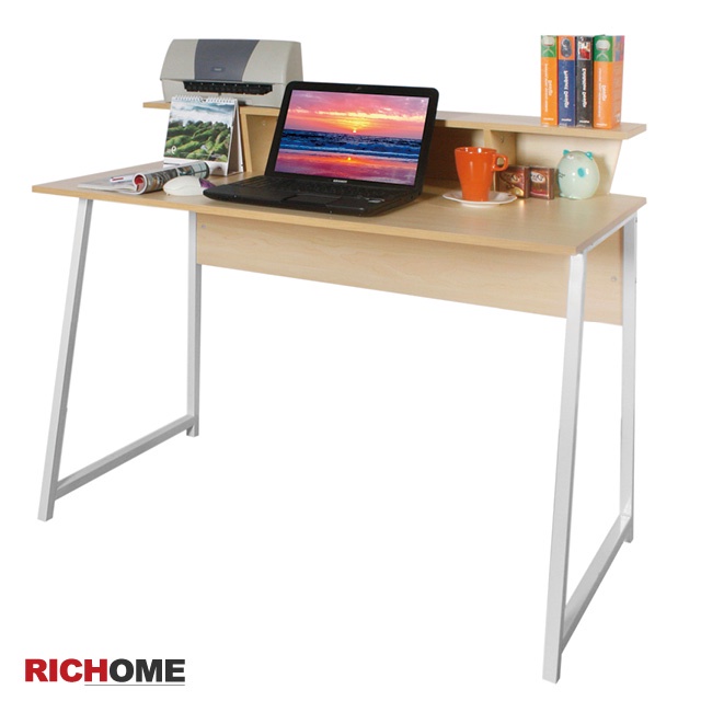 RICHOME 福利品 DE-205 迪克多功能工作桌 書架 書桌 電腦桌 辦公桌 層架 桌子 工作桌 | 蝦皮購物