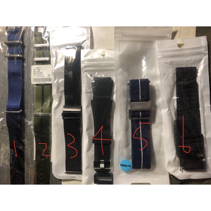 22mm錶帶6條 ptt板友專屬 | 蝦皮購物