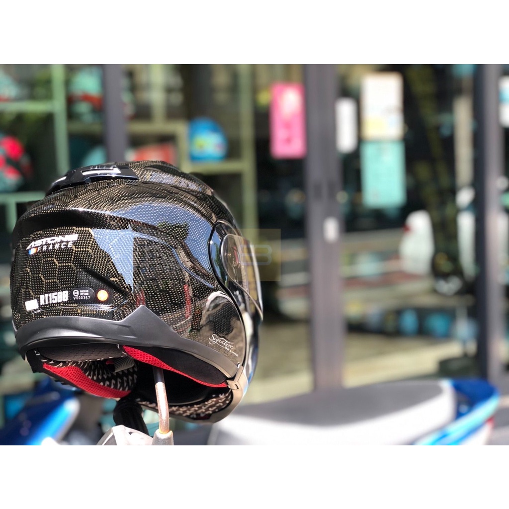 東橋安全帽 EB HELMET ASTONE RT1500 透明六角碳纖 原廠公司貨 可樂帽 可掀式 面具ABS | 蝦皮購物