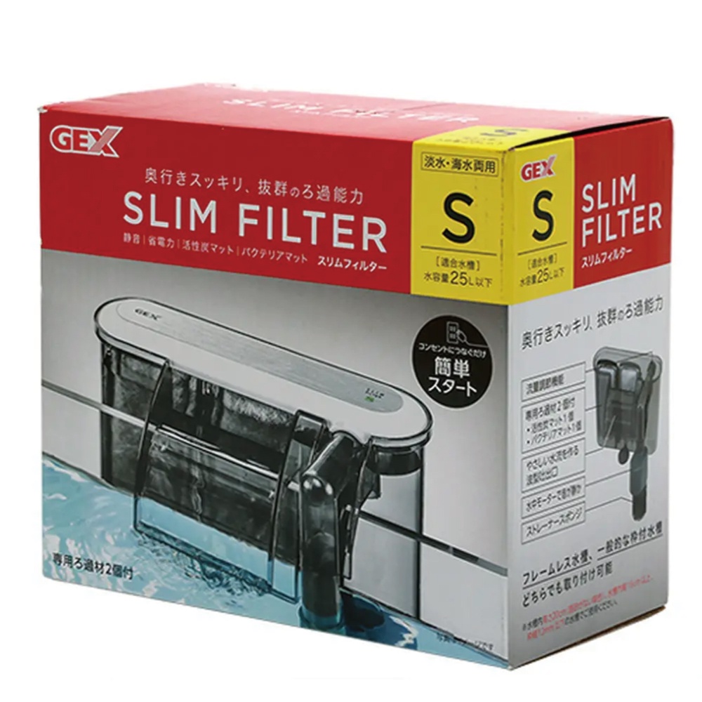 小郭水族-日本 GEX 五味【薄型外掛過濾器DC-X S2】 G-111外掛 外置式 過濾器 薄外掛 | 蝦皮購物