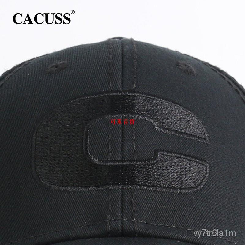 【關注領劵】CACUSS帽子男潮黑色硬頂棒球帽春夏遮陽帽太陽帽防曬帽休閒鴨舌帽棒球帽 老帽 鴨舌帽 遮陽帽 帽子 軟 | 蝦皮購物