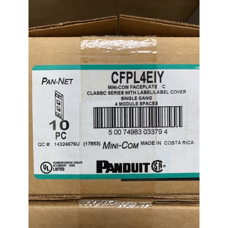 Panduit 資訊插座面板、資訊盒，搭配賣場內的Panduit資訊插座使用 | 蝦皮購物