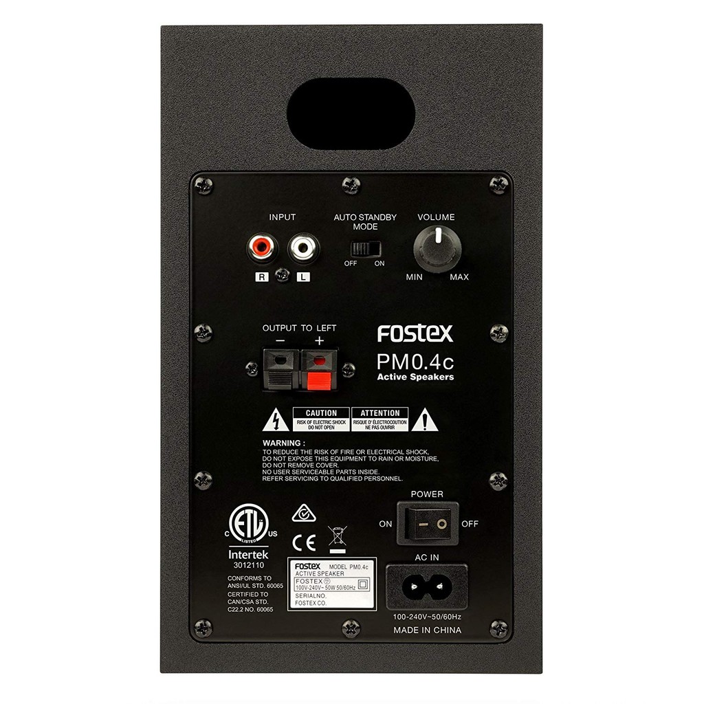【公司貨】Fostex PM0.4C 主動式 4吋 監聽喇叭 音響 PM0.4 PM04 PM04C 黑色 PM0.4d | 蝦皮購物
