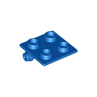 LEGO 樂高 零件 6134 4195007 藍色 2x2 轉軸 轉折 變形薄磚 側接 可搭配3937 | 蝦皮購物