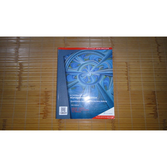 【佑佑小品】《二手書系列》大學用書-管理科學An Introduction Management Science-九成新 | 蝦皮購物 【佑佑小品】《二手書系列》大學用書-管理科學An Introduction Management Science-九成新 | 蝦皮購物