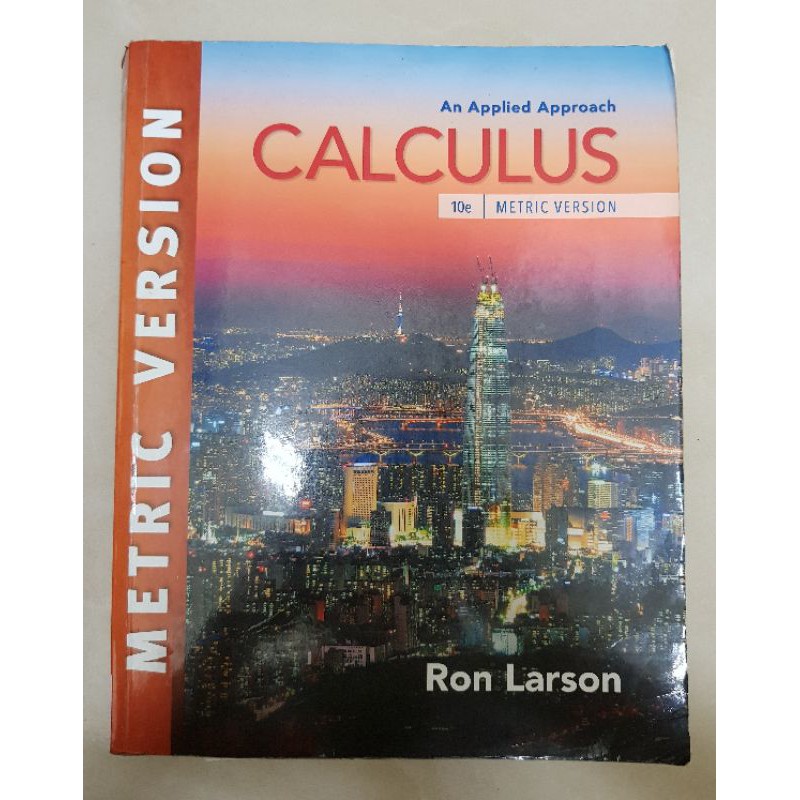 【二手書】Ron Larson Calculus 微積分原文書 | 蝦皮購物