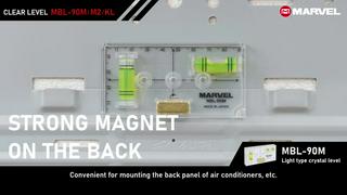 日本製 MARVEL 附磁 開關水平尺 光型 水平尺 MBL-90M | 蝦皮購物