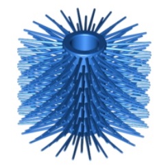 正版樂高LEGO零件(全新)- 2498 2473 99417 6146961 刷毛 藍 | 蝦皮購物