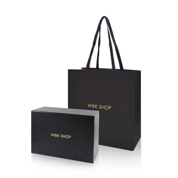 WBK SHOP 獨家訂製禮盒 加購品 黑盒質感燙金 交換禮物 聖誕禮物 禮盒 送禮 包裝 紙盒 提袋－WBK SHOP | 蝦皮購物