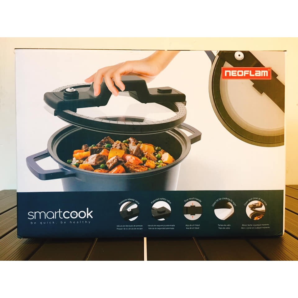 韓國Neoflam Smart Cook低壓悶煮鍋24cm | 蝦皮購物