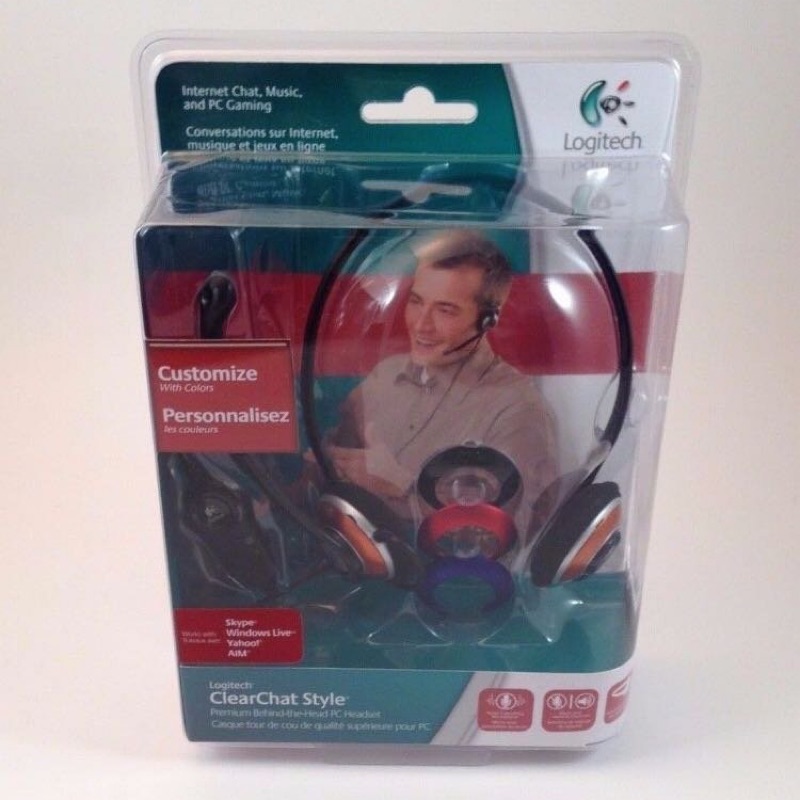 Logitech 羅技 Clearchat Style 頂級後戴式耳機麥克風組 | 蝦皮購物