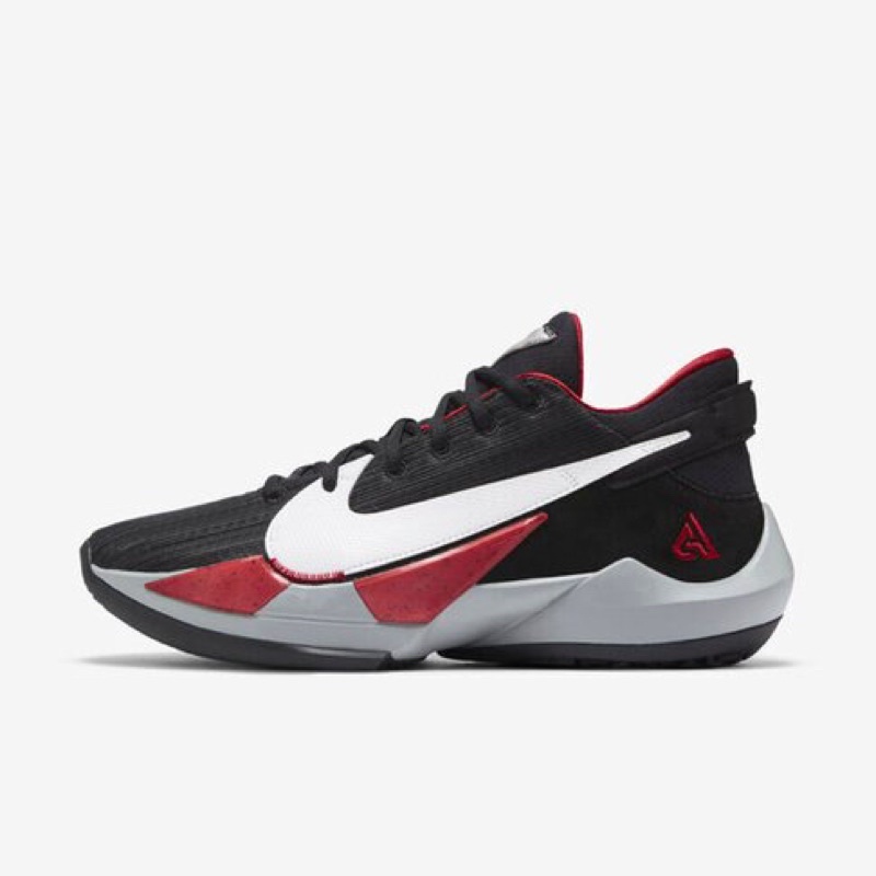 Nike 籃球鞋 Zoom Freak 2 EP 黑 紅 白 男鞋 字母哥 XDR 耐磨CK5825-003 | 蝦皮購物