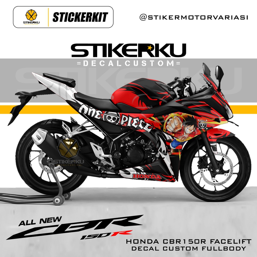 貼花 CBR150R 改款貼花 CBR 15 或貼花 CBR 150R 新貼紙 CBR 150R 設計定制 07 | 蝦皮購物