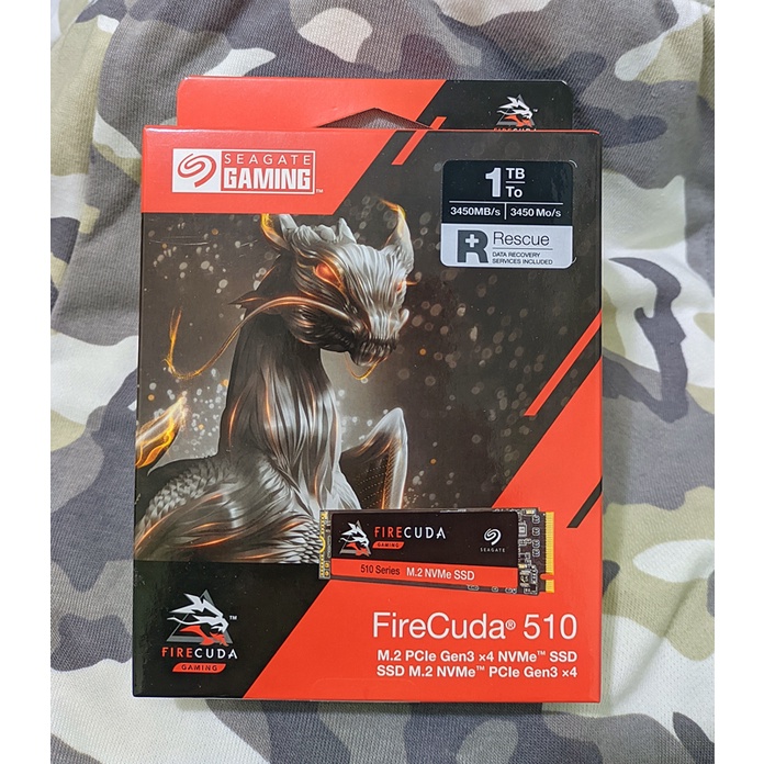 [超耐久 企業級顆粒 eTLC TBW1300 3年資料救援] Seagate FireCuda 510 1TB 火梭魚 | 蝦皮購物