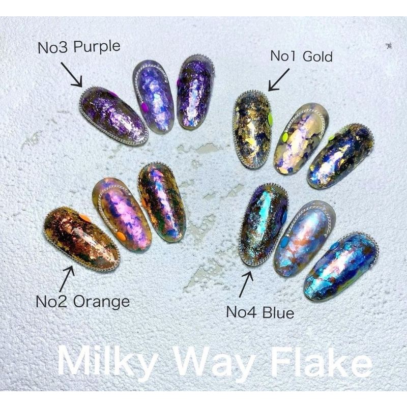 🔥美甲素材🔥日本美甲Hanako Milky Way Flake銀河系箔片 現貨 | 蝦皮購物