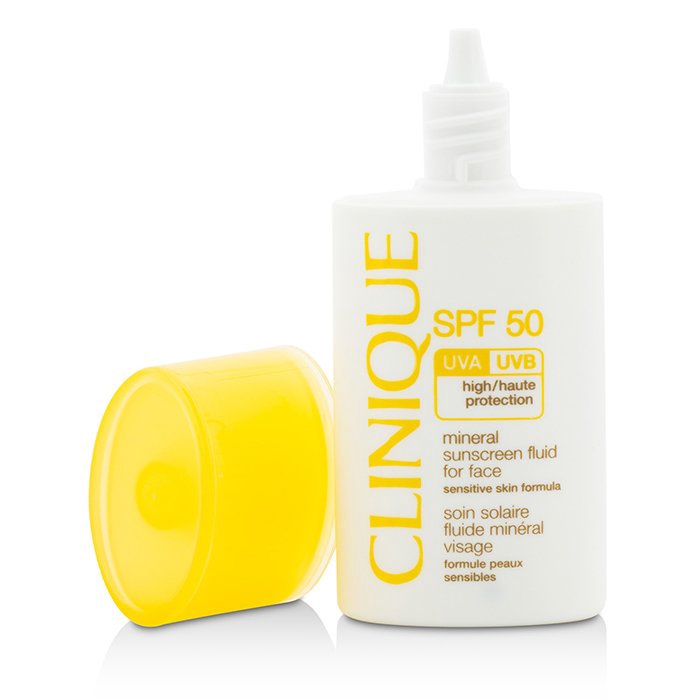 Clinique 倩碧 輕感礦物臉部防曬乳 Spf 50敏感肌膚 蝦皮購物