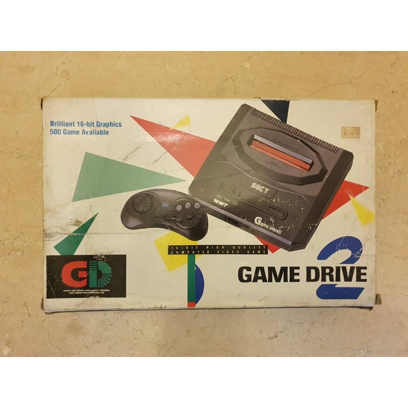 台灣早期 超級阿爾法二代 GAME DRIVE 2 全新未使用 可擴充CD主機及遊戲 | 蝦皮購物