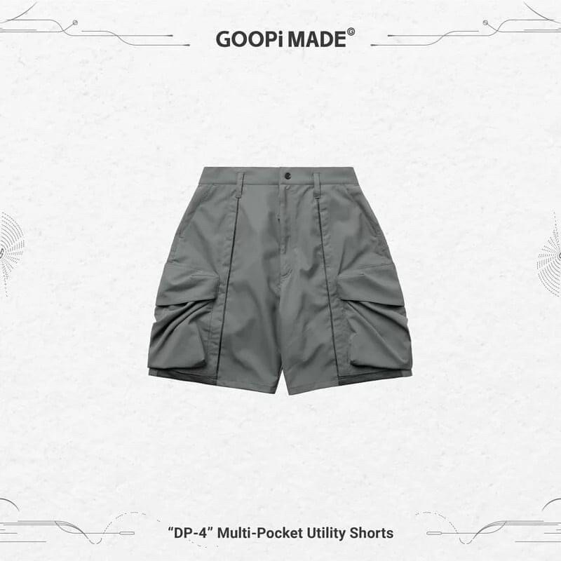 Goopi“DP-4” Multi-Pocket Utility Shorts - L-Gray(2號） | 蝦皮購物