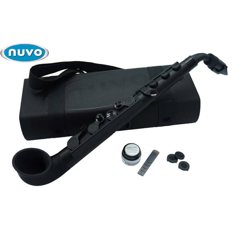 【現代樂器】贈獨家好禮！英國 NUVO J-SAX 全黑款 塑膠薩克斯風 Jsax Saxophone | 蝦皮購物
