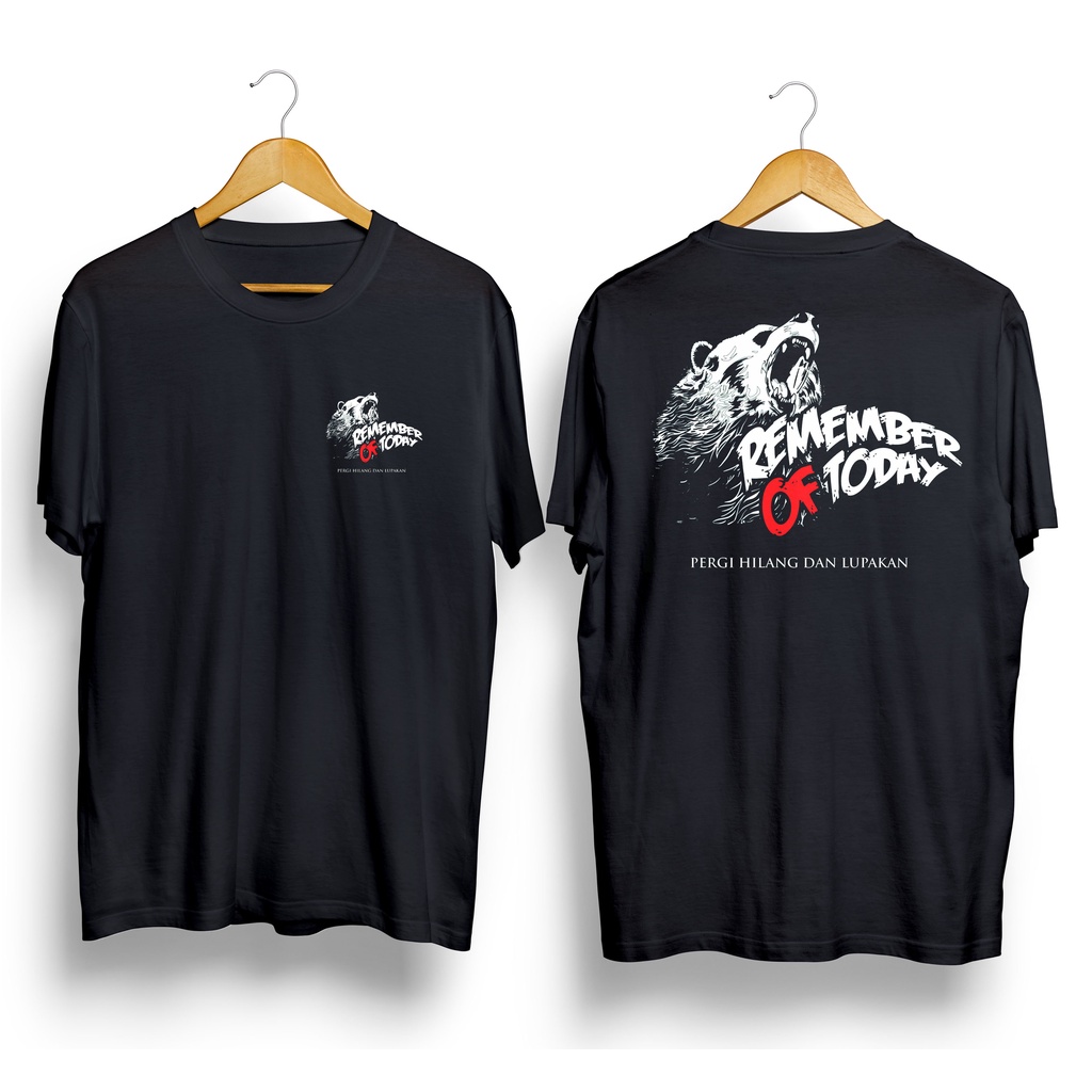今天的 REMEMBER OF TODAY Original Disto 男士 T 恤 Original Distro | 蝦皮購物