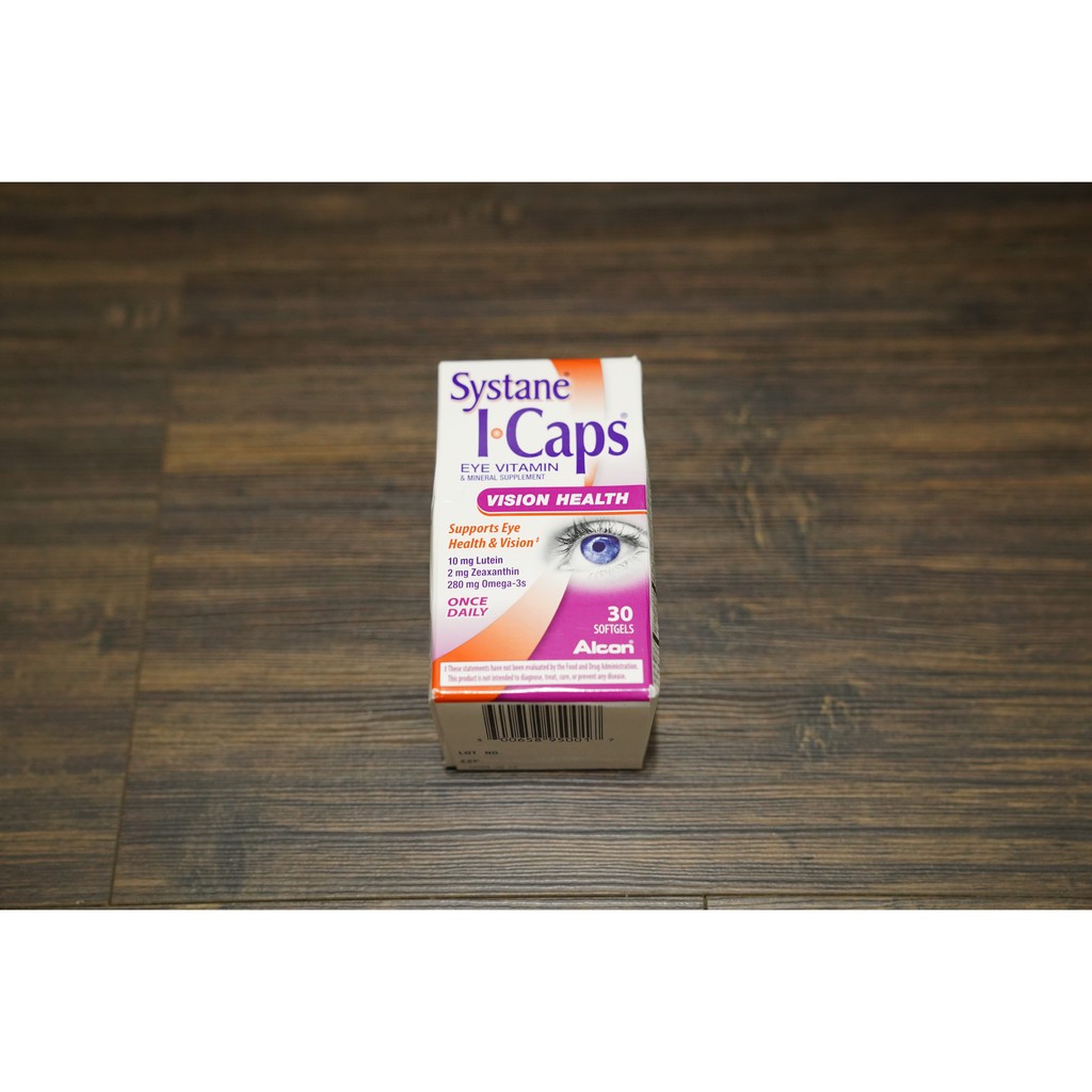 【現貨】Alcon I-Caps Eye Vitamin 葉黃素 Lutein and Omega-3 30粒裝 | 蝦皮購物