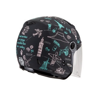 SOL 安全帽 27Y SL-27Y 環遊世界 消光灰粉 半罩 3/4罩 通風透氣 輕量化 雙D扣 | 蝦皮購物