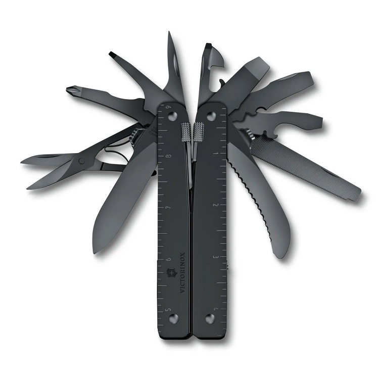 【美德工具】瑞士維氏VICTORINOX Swiss Tool MXBS 限量黑化版3.0326.M3N工具鉗附尼龍套 | 蝦皮購物