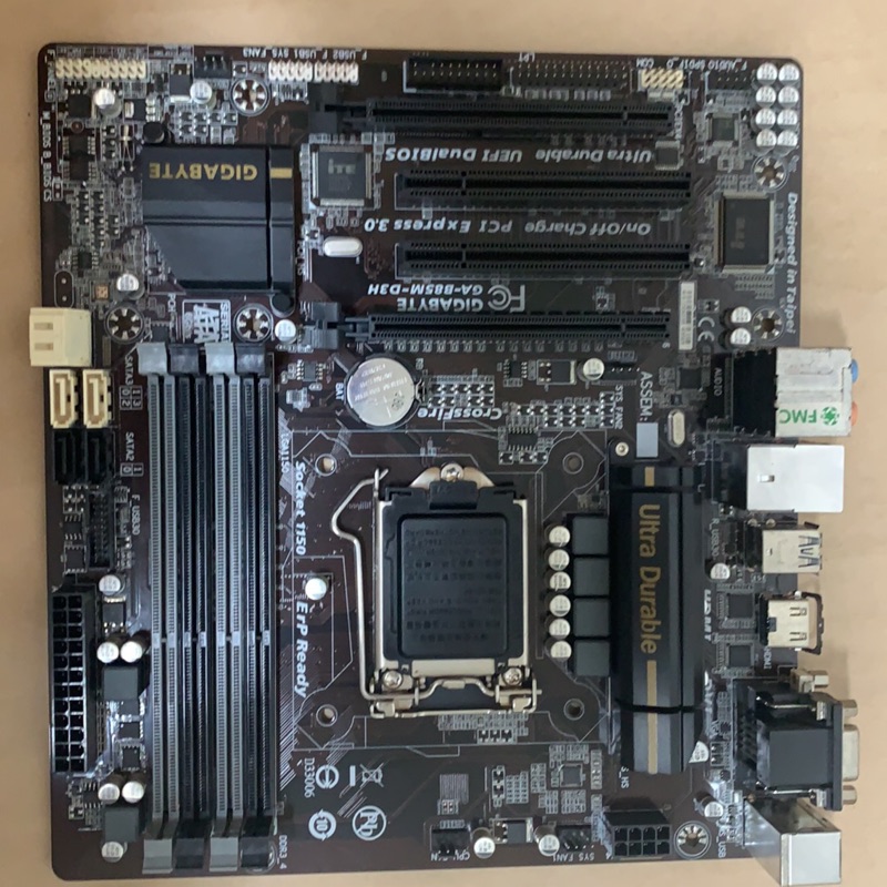 技嘉 GA-B85M-D3H 1150 主機板 B85 H81 | 蝦皮購物
