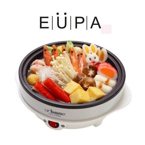 【EUPA 優柏 燦坤Urbane】 多功能美食鍋,煎.煮.炒.炸.蒸 一機多料理 TSK-U2162BG【蘑菇 蘑菇】 | 蝦皮購物