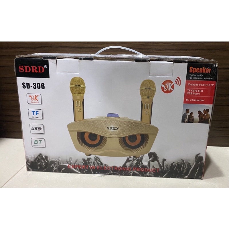 SDRD 貓頭鷹 麥克風卡拉OK 行動KTV SD-306 | 蝦皮購物