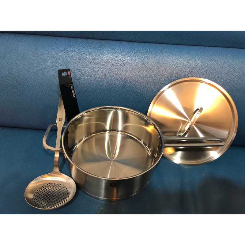 威宏電器有限公司 - 德國雙人牌湯鍋 單柄深平煎鍋24CM 附勺子 4.5L CW-SP1901 | 蝦皮購物