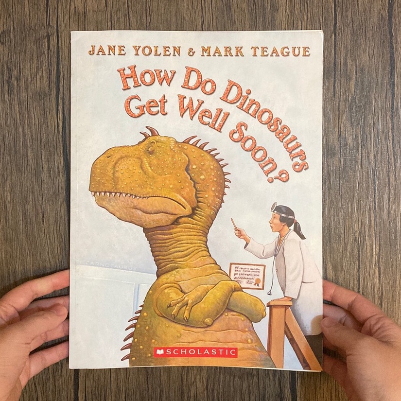 【二手外文】How Do Dinosaurs get well Soon? 書況良好B級兒童原文日文藝術繪本 | 蝦皮購物