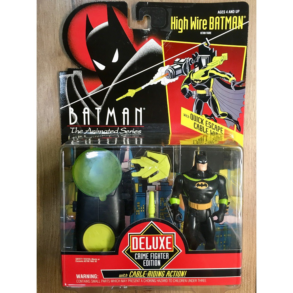 Kenner 1993 蝙蝠俠 動畫系列 豪華版 High Wire Batman 5吋 吊卡 | 蝦皮購物
