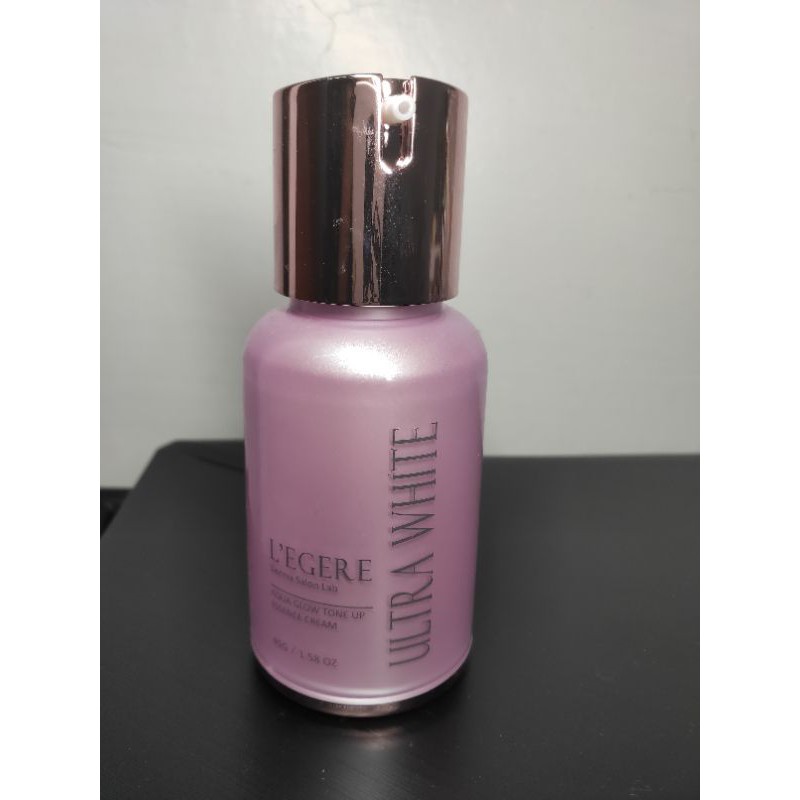 二手 9成新「L’EGERE蘭吉兒」超能亮安瓶素顏霜45g | 蝦皮購物